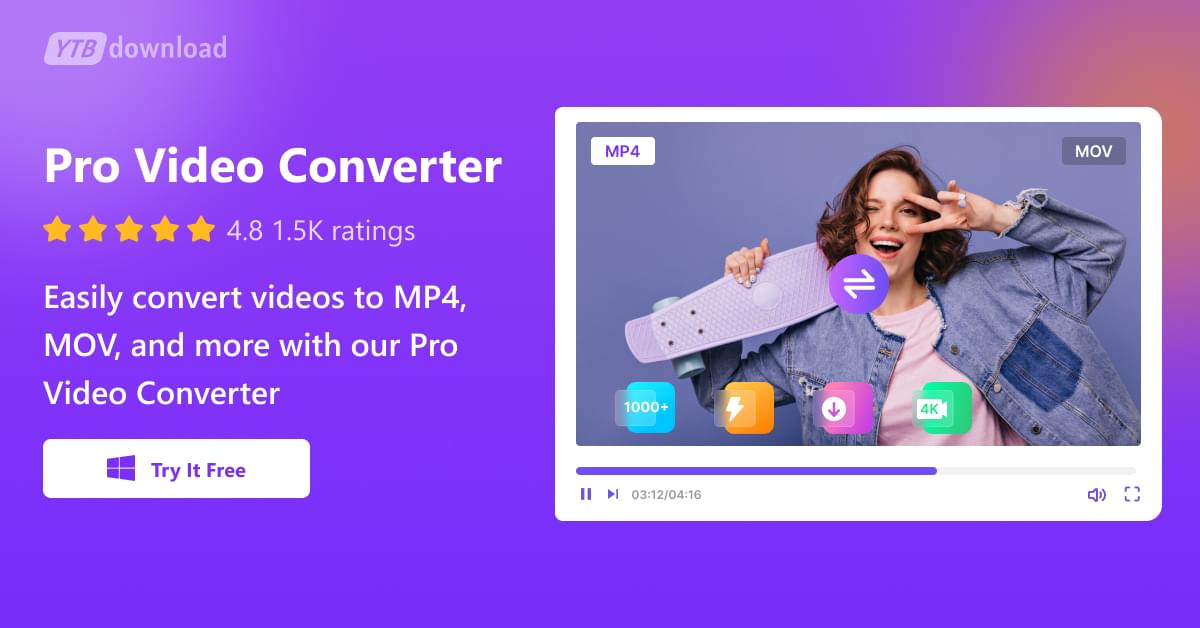 Pro Video Converter: Convert, Trim, Merge & Edit Videos | Fast & Free